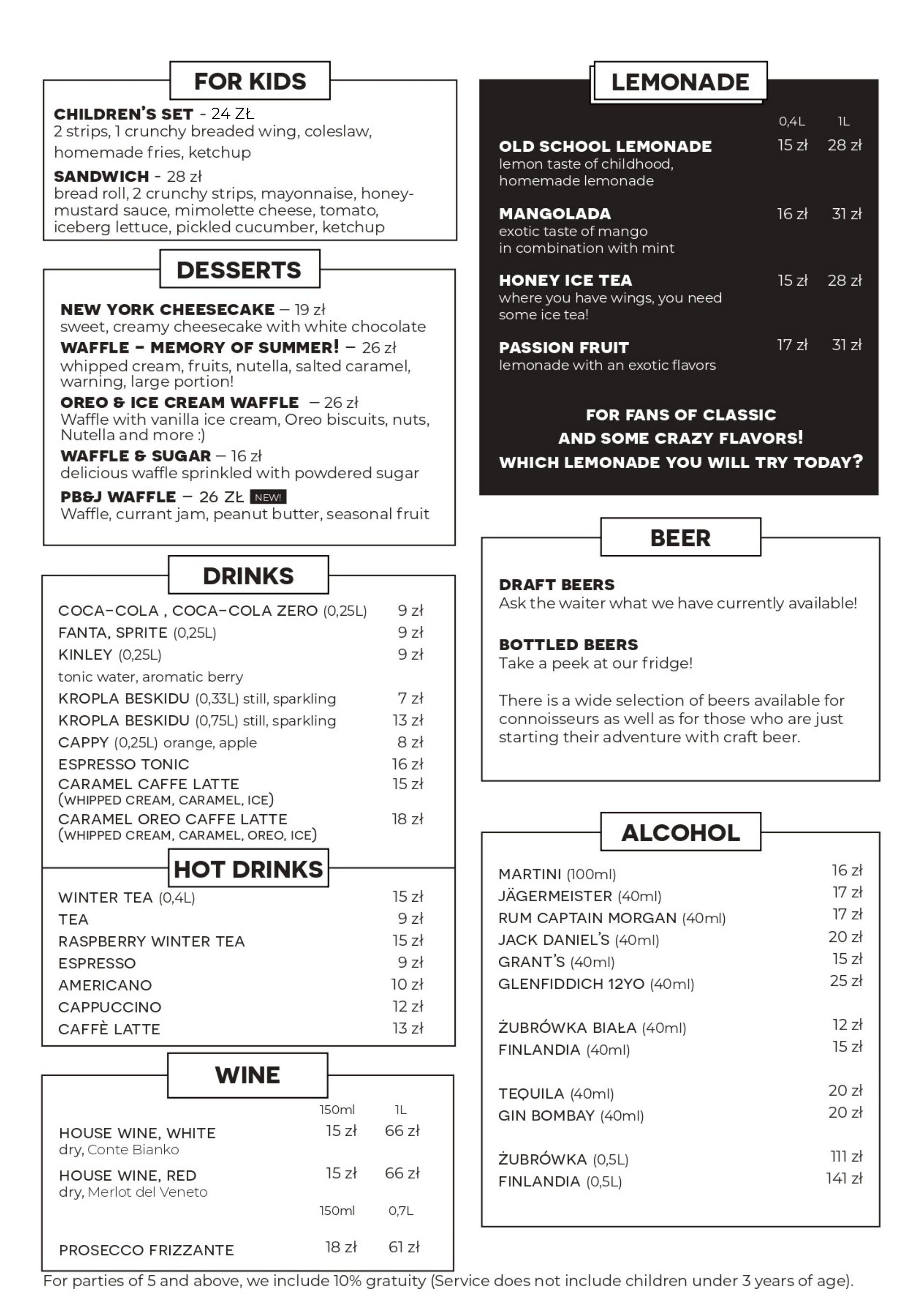 MENU – KURA